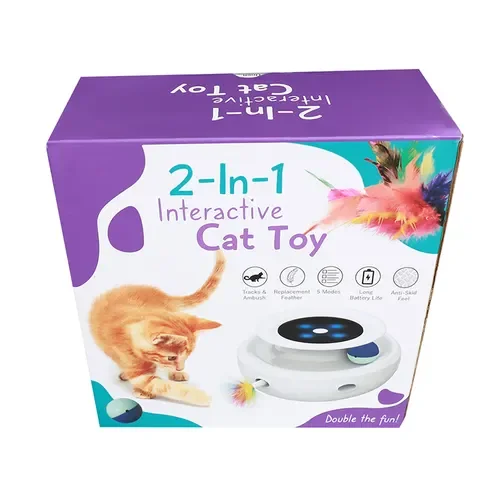 4-in-1 Electronic Cat Mice Toy,Usb Automatic Interactive Mouse With ...
