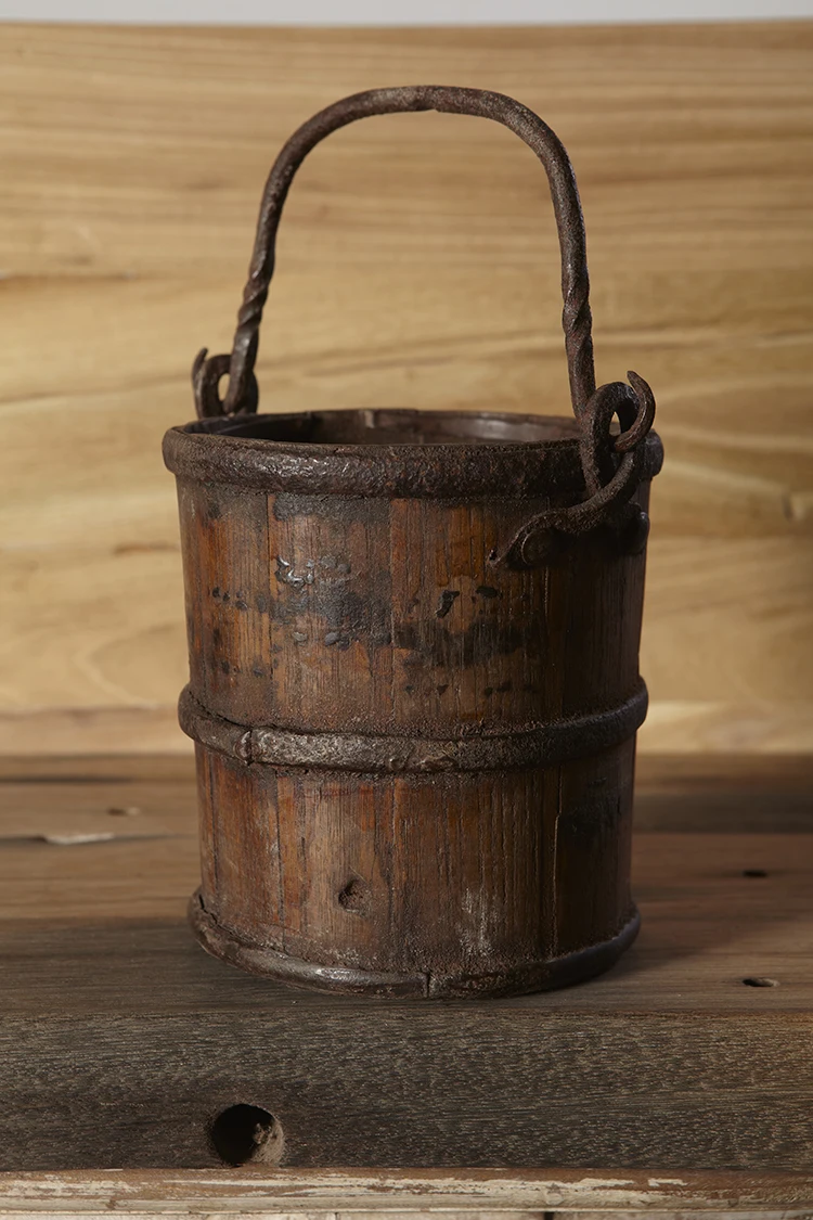 Antique Chinese Home Decorations - Reclaimed Wood Rice Box