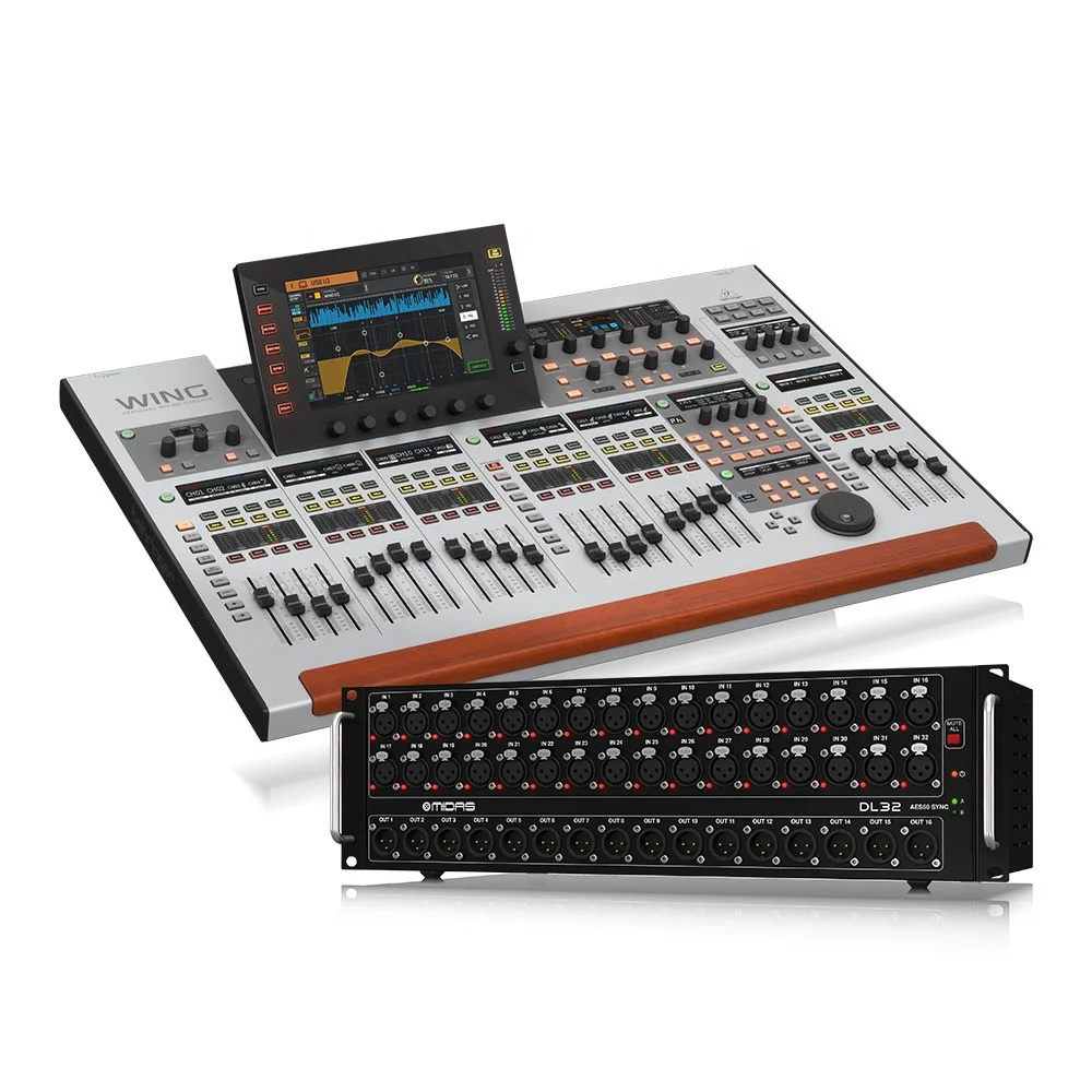 Behringer WING Digital Mixer + Midas DL32 Stagebox - Ideal for Outdoor ...