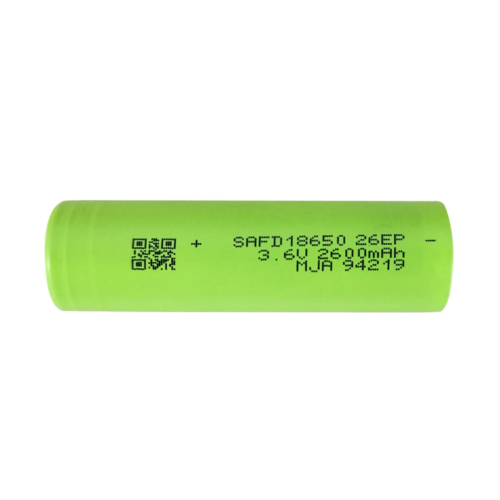 SAFD 18650 2600mAh Lithium Ion Battery Pack for Renewable Energy - OEM