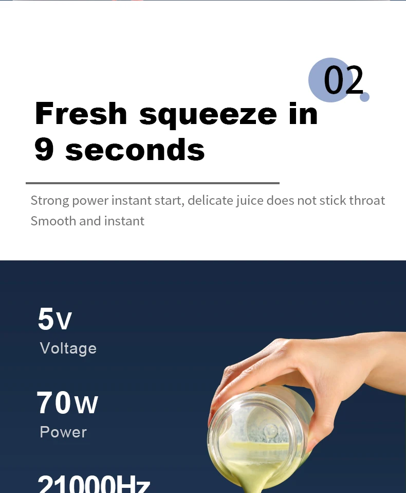 Factory Juicer Cup Home Small Portable Rechargeable Mini Usb ...