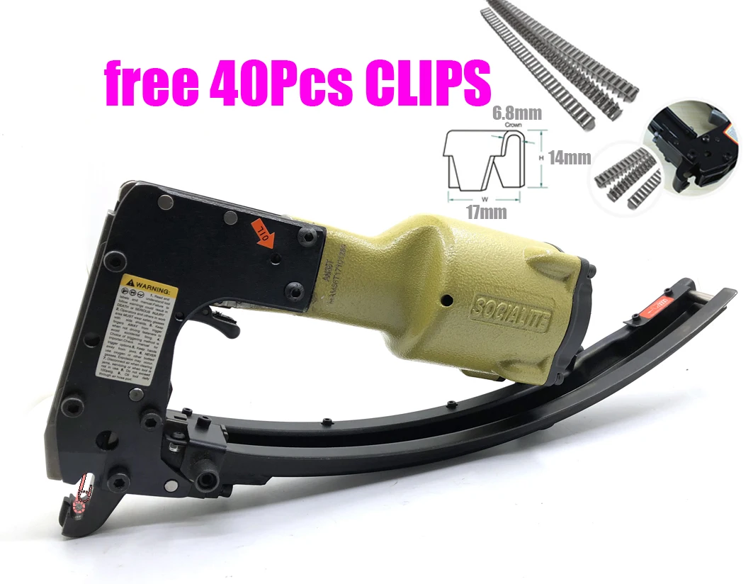 M66 Pneumatic Clinching Tool For Mattress Sofa Spring Vertex Fastening ...