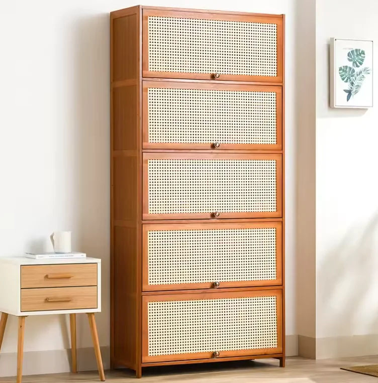 Wooden Rack Cabinet Shoes Storage Designs Furniture Wood Display ...