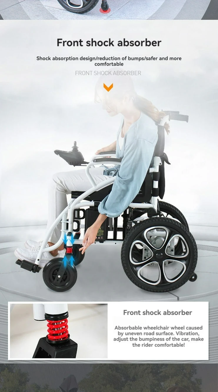 High Quality Lightweight Foldable Electric Wheelchair For Disabled ...