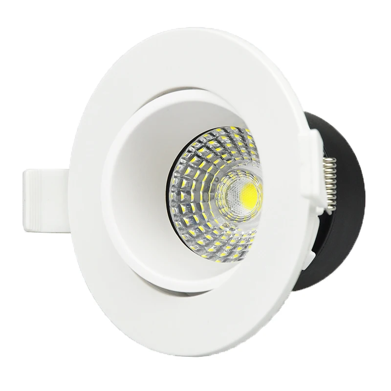 Factory Round Square LED Downlight 5W - Tiltable & Efficient