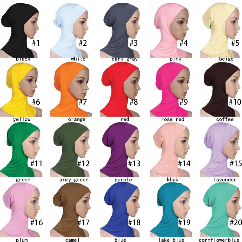 Wholesale Ninja Cap Scarf Inner Undercap Full Cover Neck Cap Ninja ...