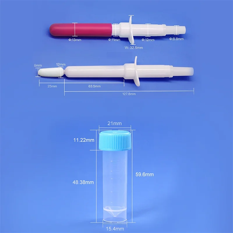 HPV Self Cervical Specimen Collection Swab With HPV Transport Medium ...