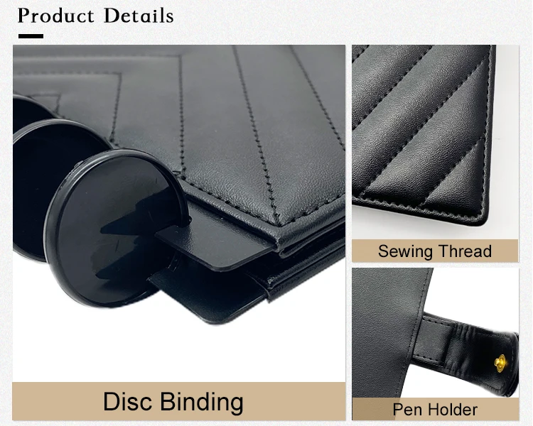 Custom Pu PP Leather Disc Binding for Discbound Planner