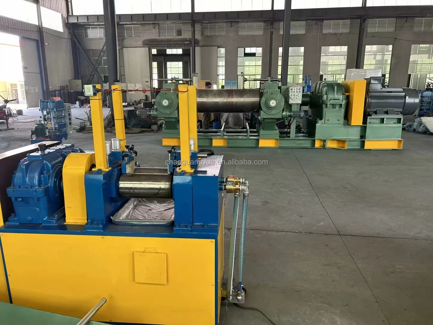 Two Roll Rubber Mix Milling Machine Lab Rubber Open Mixing Mill Testing ...