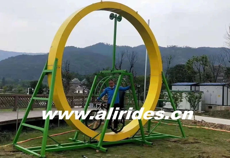 360 Rotating Bike Ride - Fun for All Ages at Amusement Parks