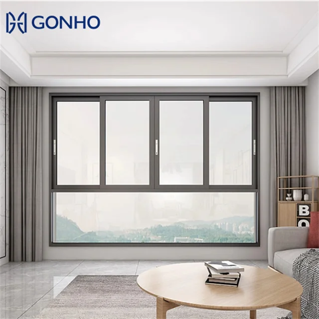 Alibaba.com: Blue glass, double glazing, aluminum sliding window with ...