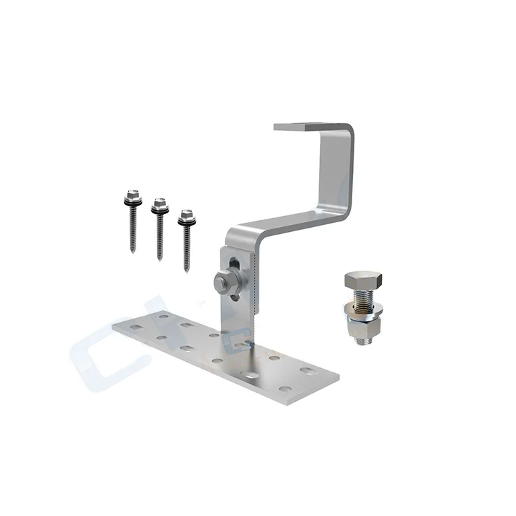 Aluminum Flashing Hook Roof Solar Mounting Bracket 30 Years Service ...