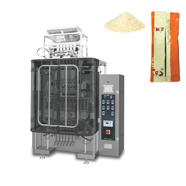 High Speed Matcha Powder Sachet Packing Sealing Machine Back Seal Bag ...