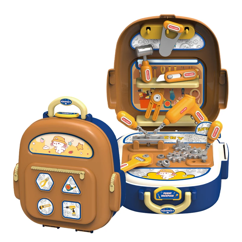 Other Pretend Play Preschool Boys Plastic Kids Mechanic Tool Set with ...