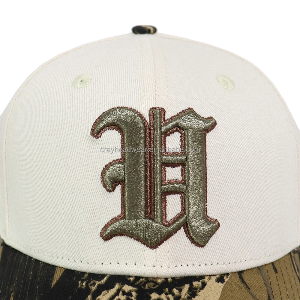 6 Panel 100% Cotton Baseball Caps Two Tone Outdoor Sports Men's Hats ...