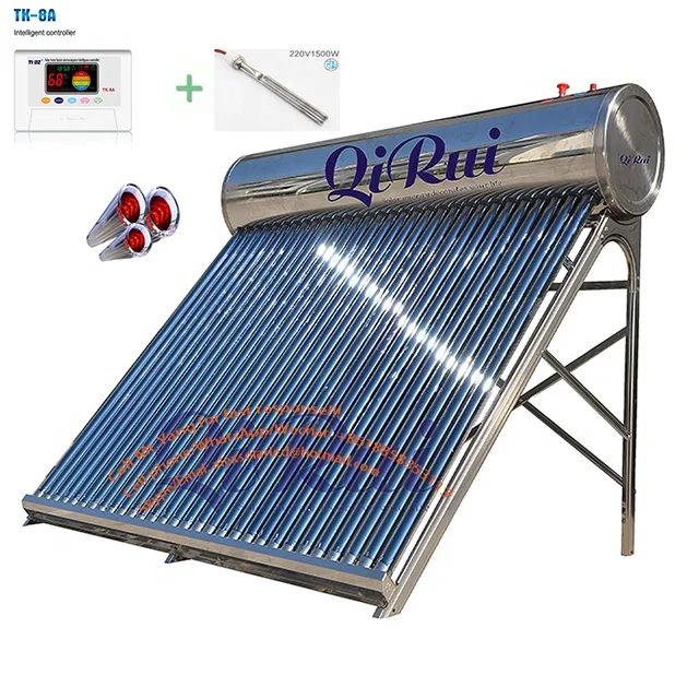 Complete 50l 100l 150l 200l 300l 500 Liter Solar Panel Hot Water Boiler ...