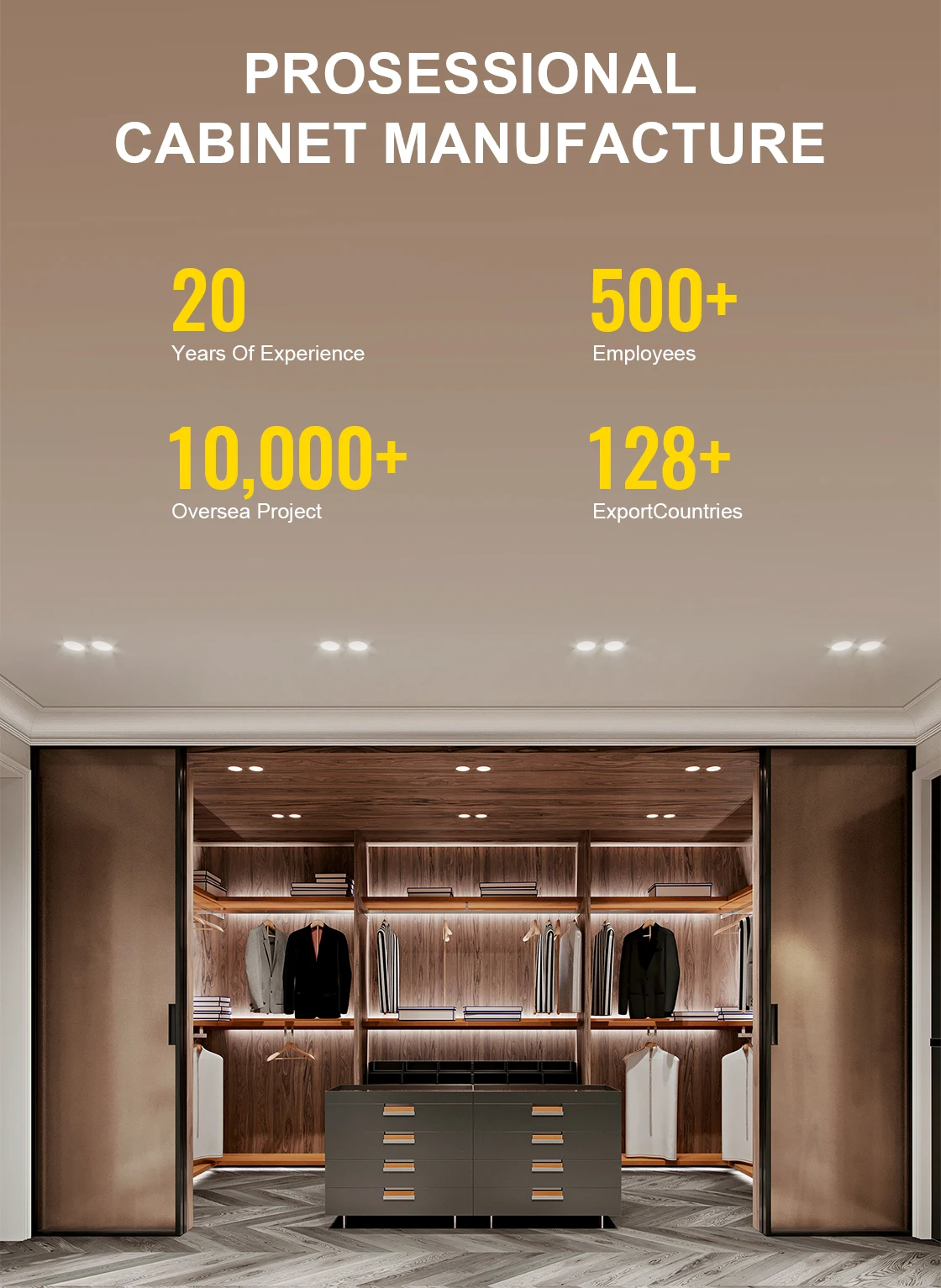 Contemporary Wood Wardrobe - Spacious Storage Solutions