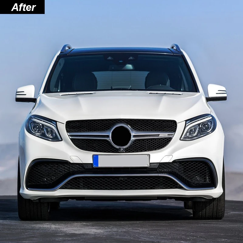 2012-2015 Ml-class W166 Upgrade To Gle-class W166 Gle63 Body Kit Ml To ...