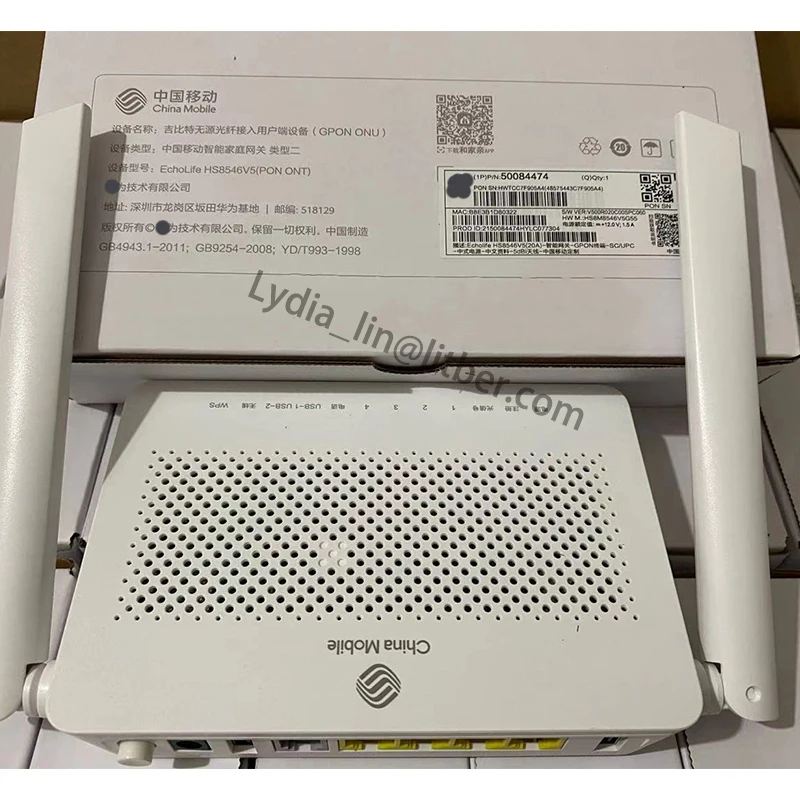 Hw Ftth Gpon Ont Echolife Hs8546v5 Dual Frequency Type Optical Network Terminal - Buy Huawei ...