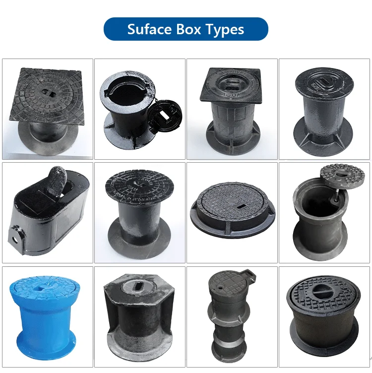 Ductile Iron Surface Boxes for Water Meter & Valve Protection