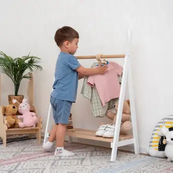 Wholesale More Storage Space Shop Display Rack Montessori Teepee Style ...