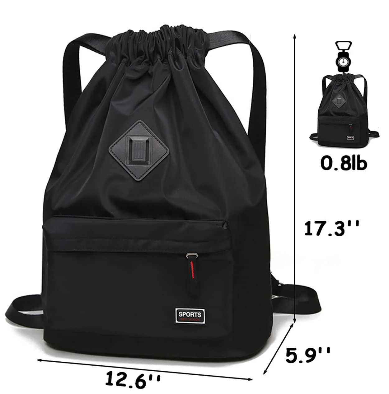 Adjustable Lightweight Gym Drawstring Bag Sports Dance String Bag,Sport ...