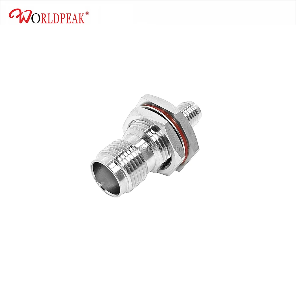 Rf Connector Adaptor Dual Female Tnc Bulkhead To Sma Cable Coaxial ...