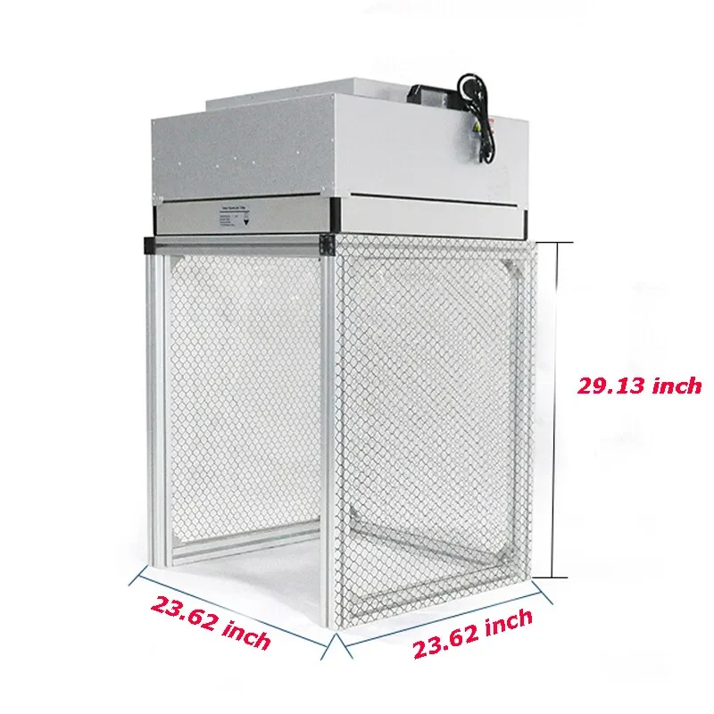 220V 110V air filtration purification 2x2 laminar flow hood mushroom ...