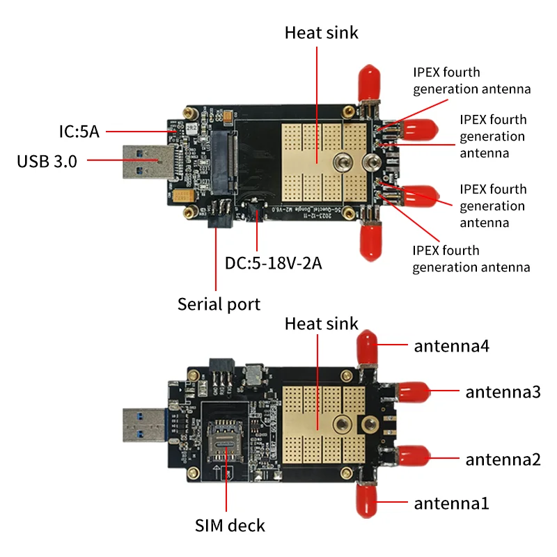 Quectel Rm520n-gl 5g Cpe 4g Lte Usb Dongle Board For Global Usage - Buy ...