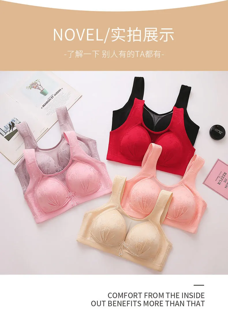 Woman Bras For Women Plus Size Vest Lingerie Thin Brassiere Full Cup ...