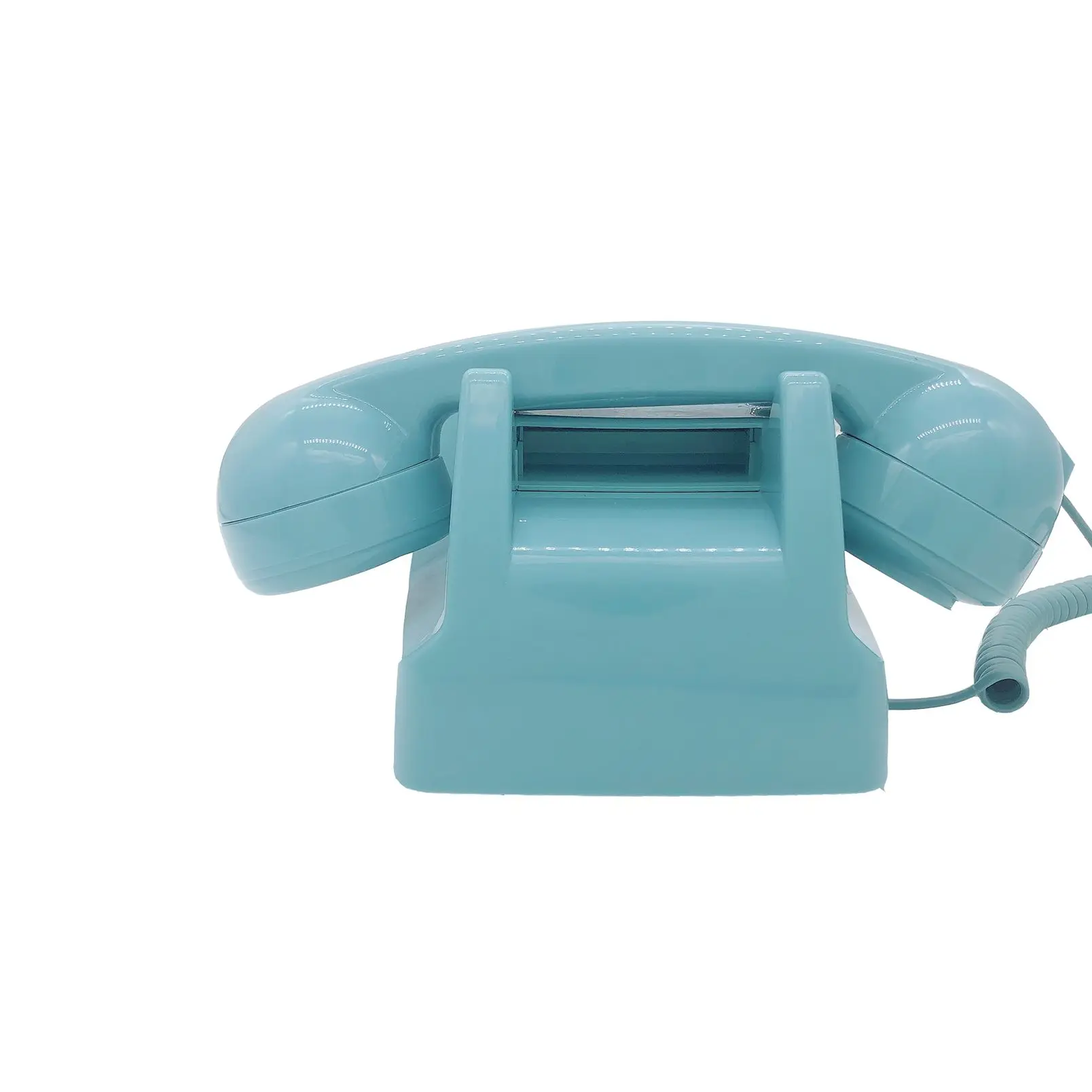 Blue Corded Phone - Retro Telephone Style from 1960s
