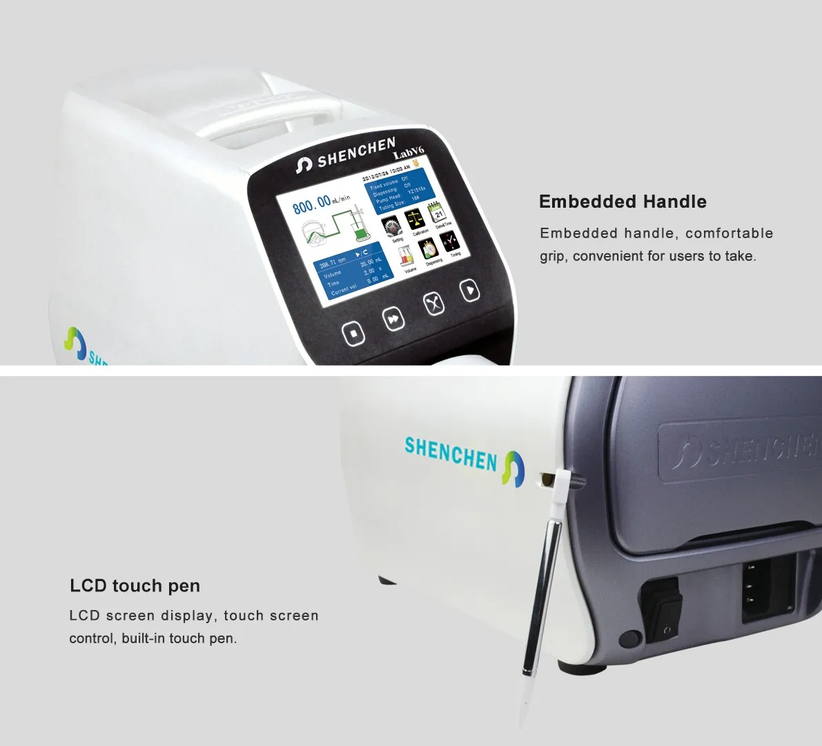 Shenchen Labv6 Flow Rate Chemical Metering Peristaltic Pump