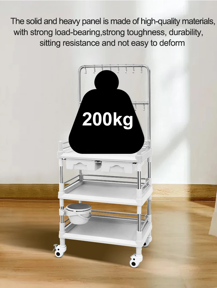 Transfusion Medical Trolley Abs And Stainless Steel Hospital Infusion ...