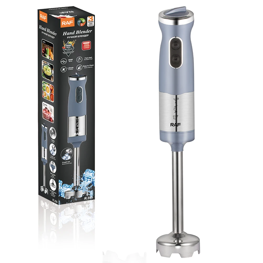 RAF Portable 4 Blades Food Processor Blender Mixer Stick Immersion Hand Blender| Alibaba.com