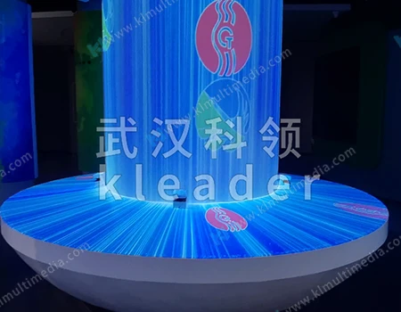 3d Interactive Museum Exhibits With Digital Waterfall For Interactive ...