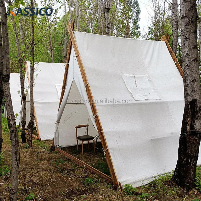 Luxury Campsite Triangular Safari Tent - Indian Family Party Tipi Tent ...