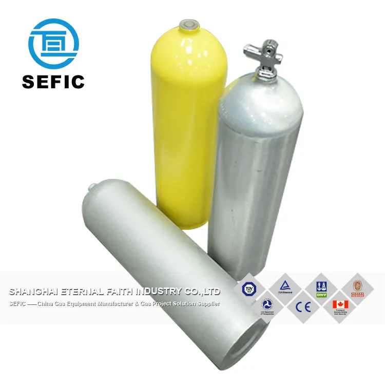 12L Scuba Tank Oxygen Cylinder for Diving - High Pressure