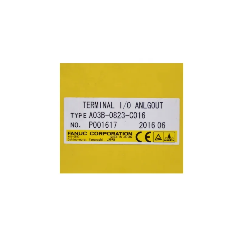 Fanuc Terminal I/O Anlgout A03B-0823-C016 - Reliable Performance