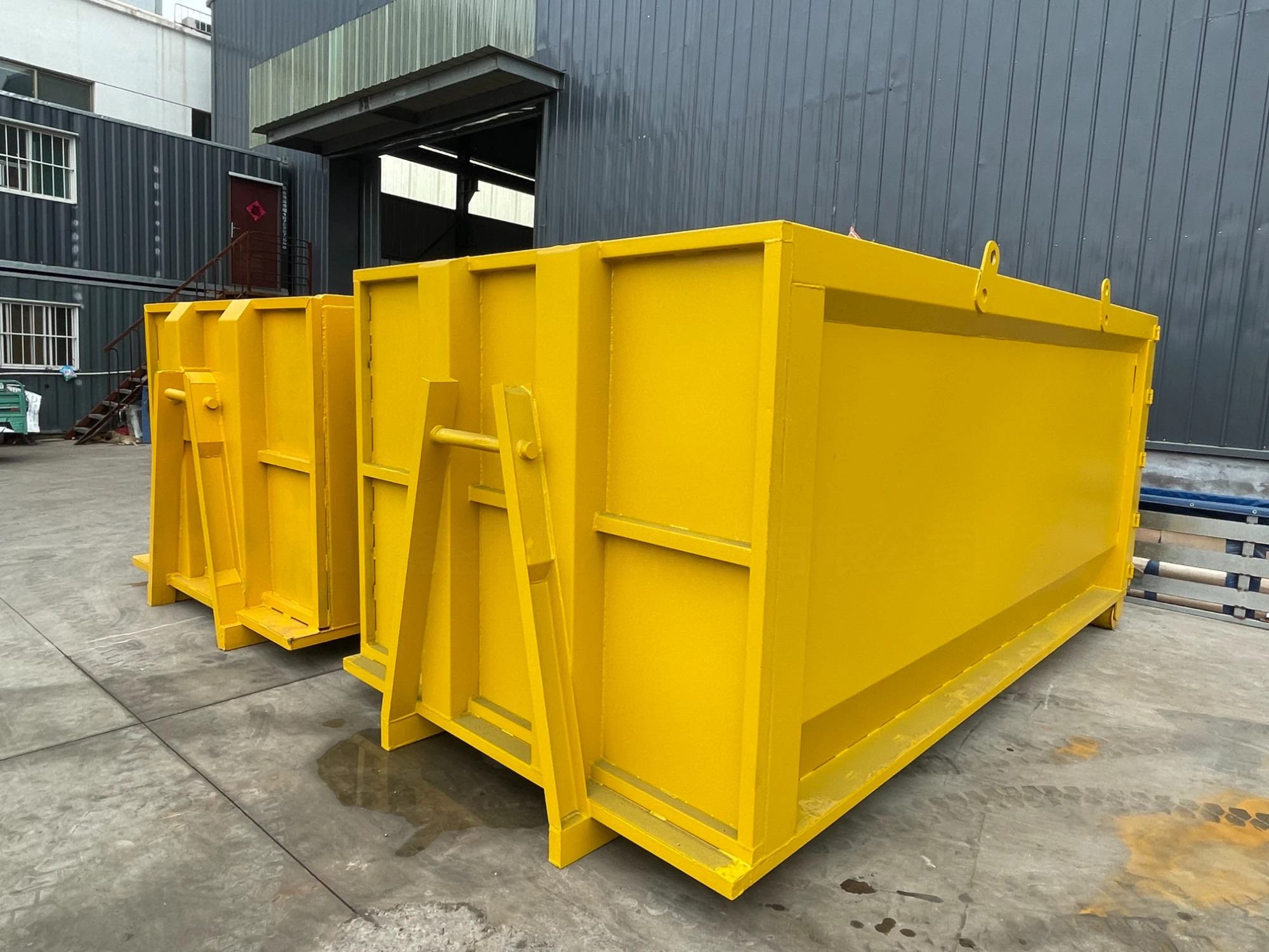 Hook Lift Bin Skip Garbage Sorting And Recycling Bin Refuse ...