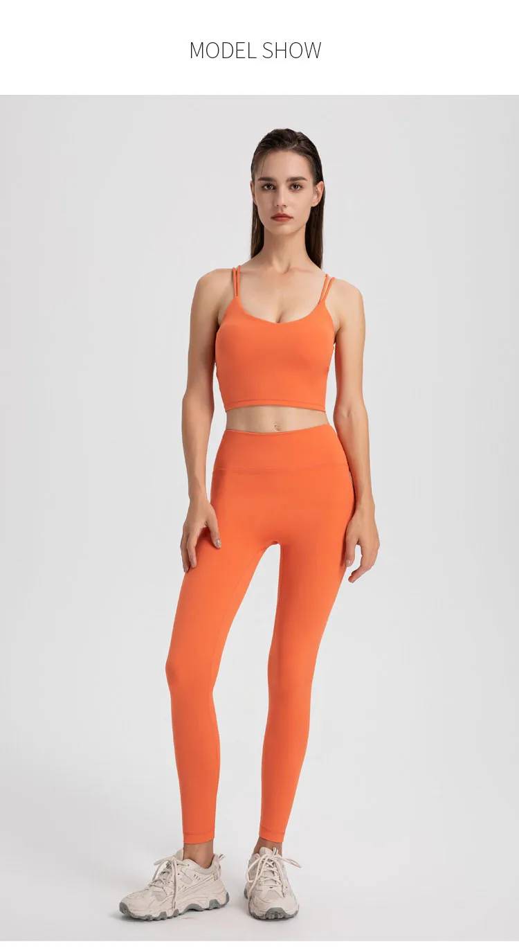 Pleated Drawstring Tops Sports Bra Womens Gym Leggings Fitness & Yoga ...