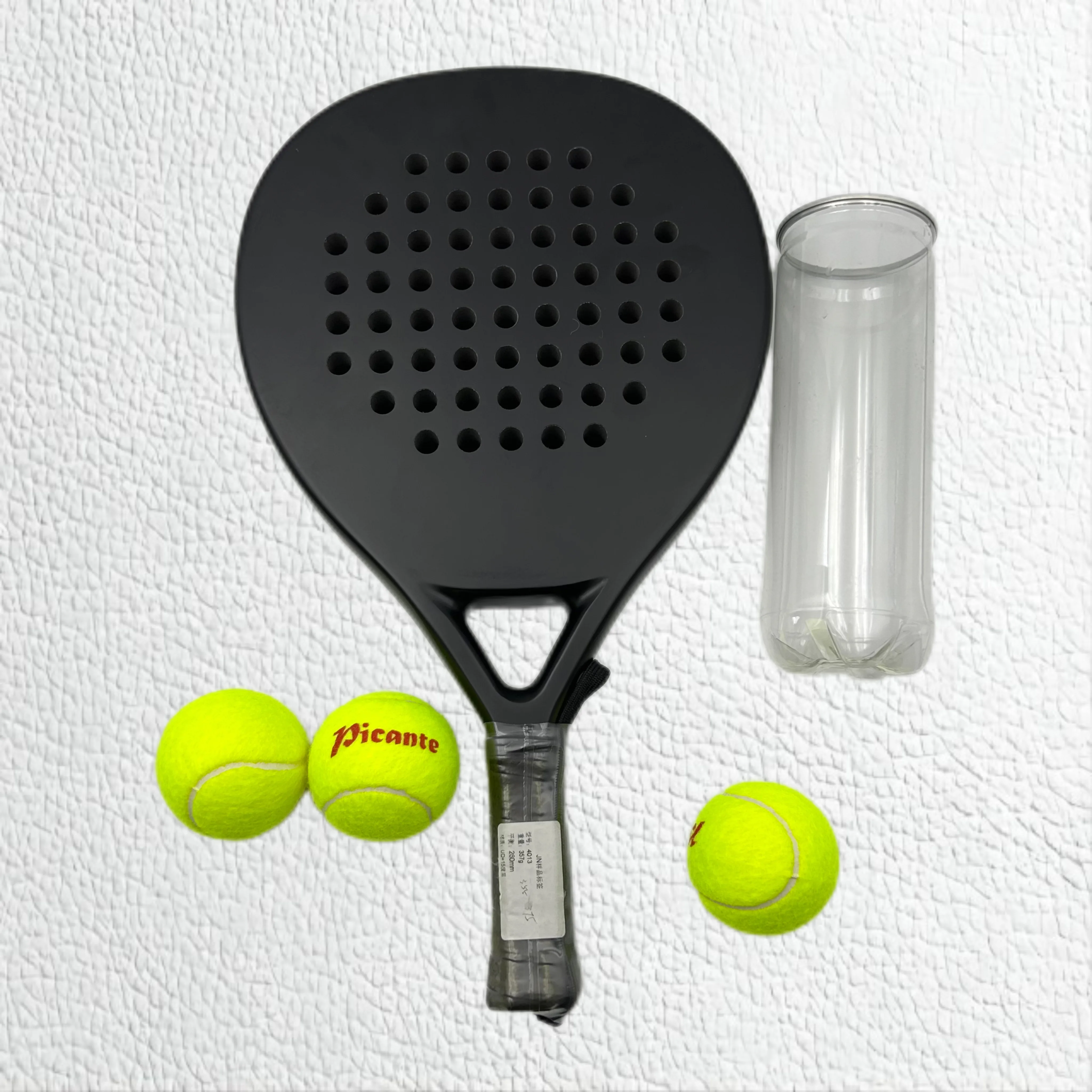 Carbon Fiber Surface Padel Racket With Eva Memory Flex Foam Core Padel ...