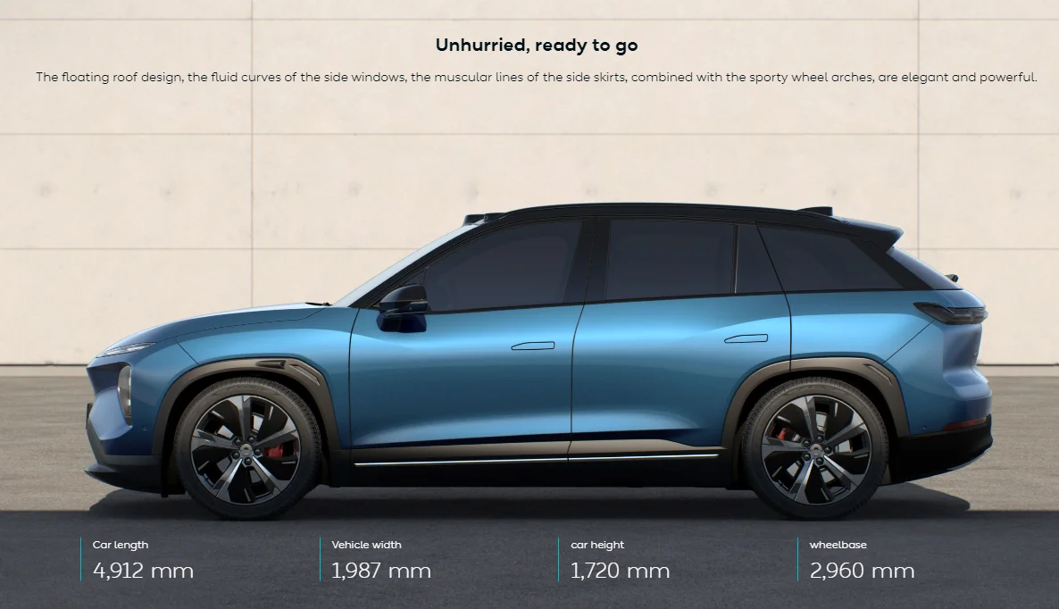 New Energy Vehicles Ev Nio Es8 100kw Signature Edition Luxury Suv Nio Electric Car Nio Es8 ...