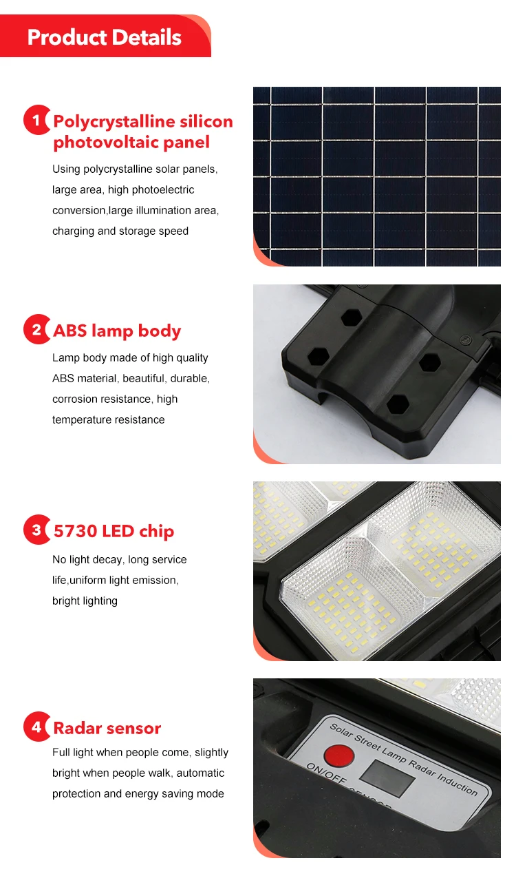 Commercial Outdoor Ip65 Waterproof Streetlight 20 40 80 120 160 W ...