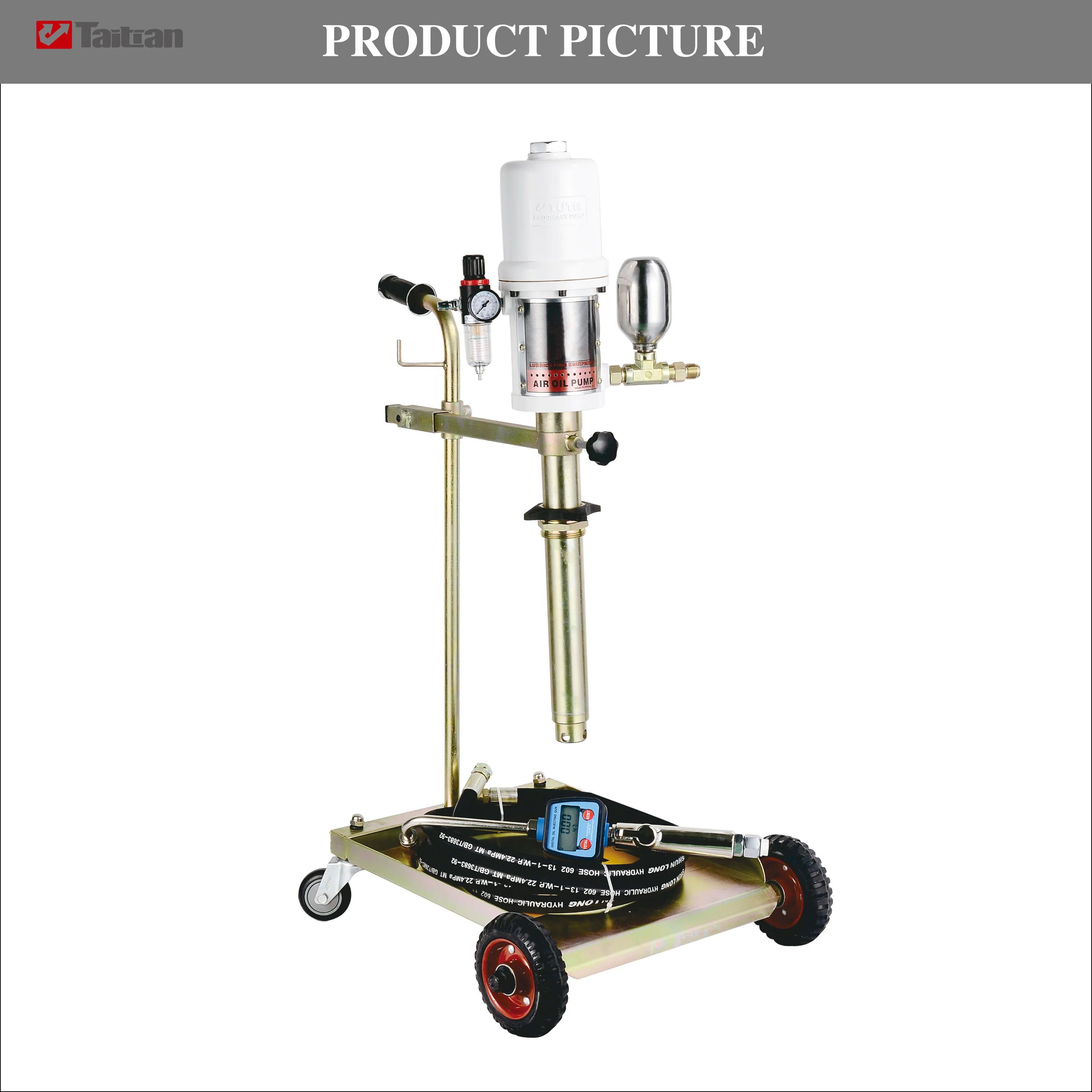 TUTA BRAND 5:1 High Pressure Portable Air Operated Oil Pump