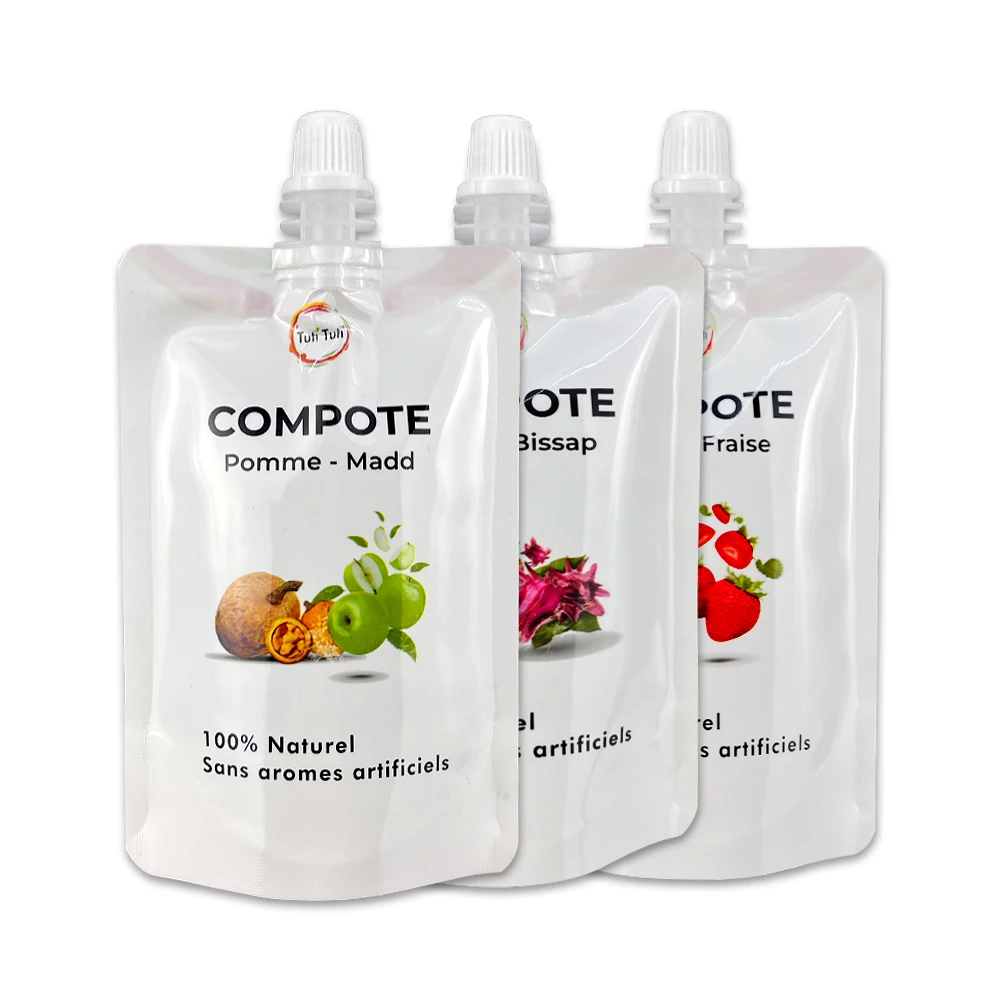 Custom Printed Liquid Packaging Beverage Bags 50ml 100ml 250ml Food ...