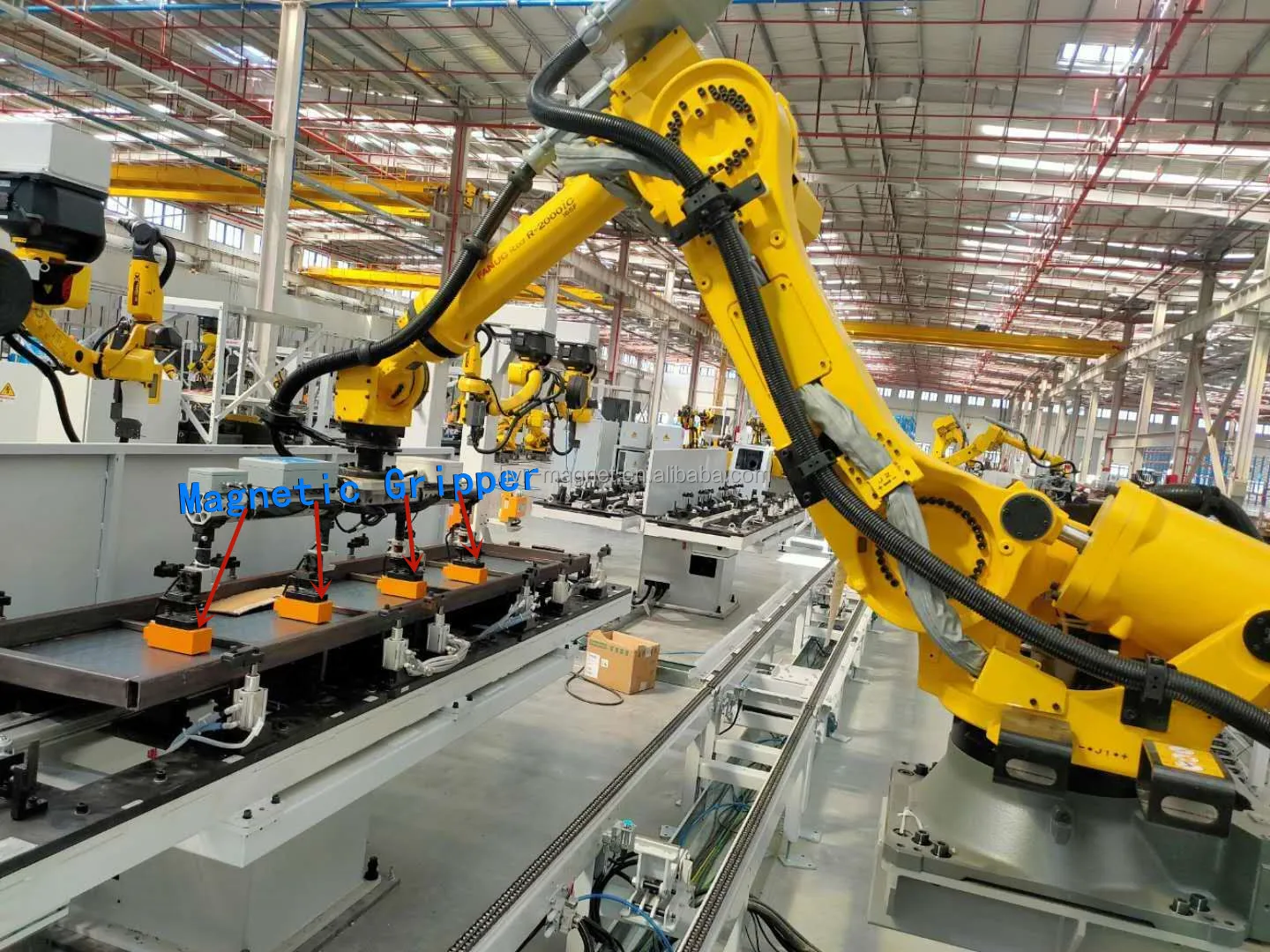 Robotic Arm Industrial 220KG Robot Gripper Magnetic Gripper Robot ...