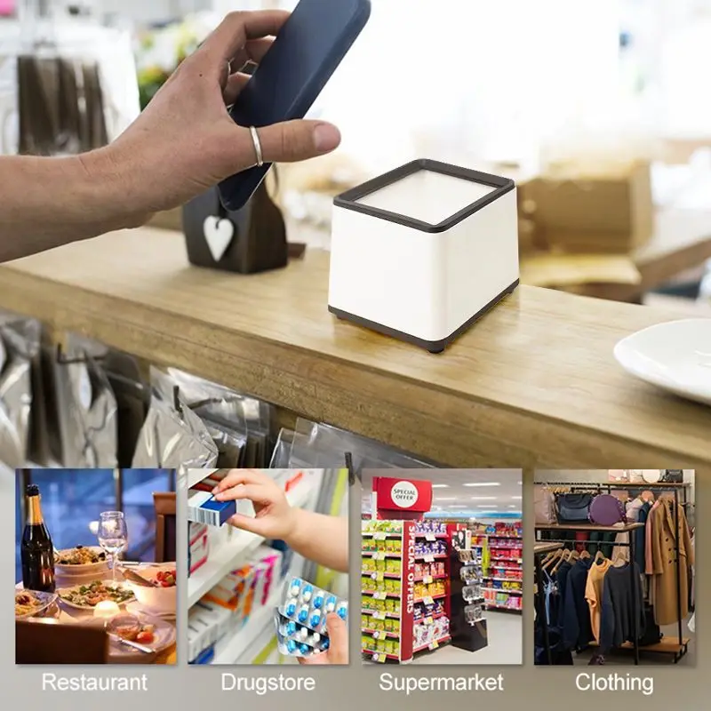 1D 2D QR Code Scanner Barcode Scanner Barcode Reader Machine Desktop ...