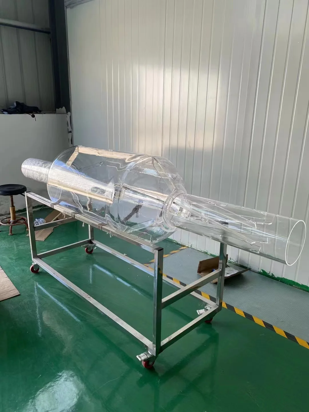 Large Diameter Quartz Tube Negative Pressure Tube High Temperature ...