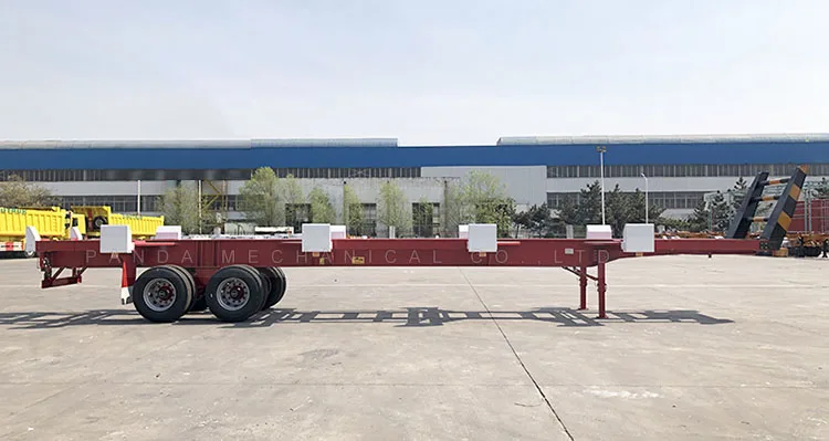 40FT 45FT Port Dock Combo Container Chassis Trailer Terminals Skeleton ...