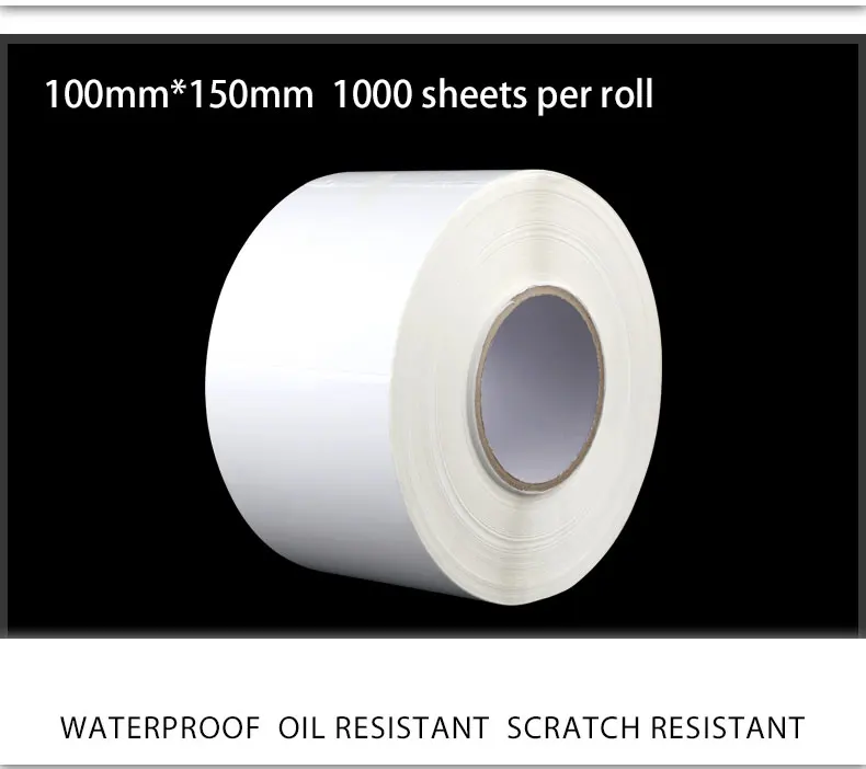 Thermal Label Sticker Label of 300 Sheets Per Roll Sticker Self ...